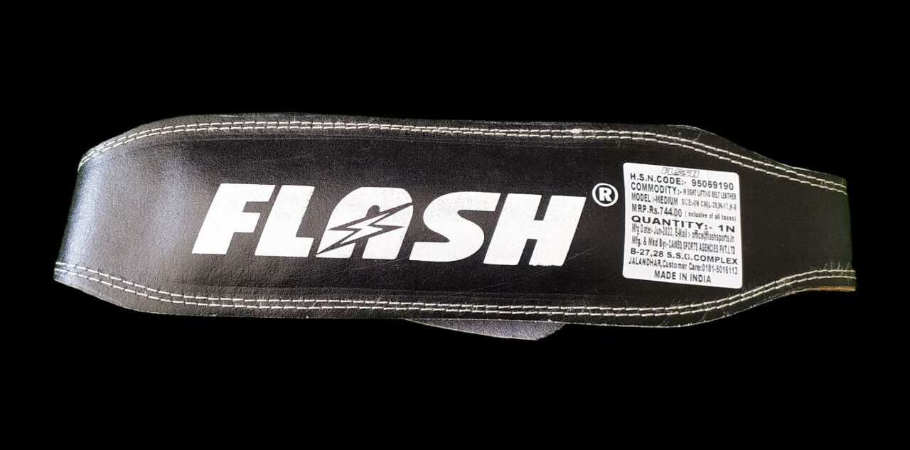 Flash Weight Lifting Belt Leather - Ashyani.com
